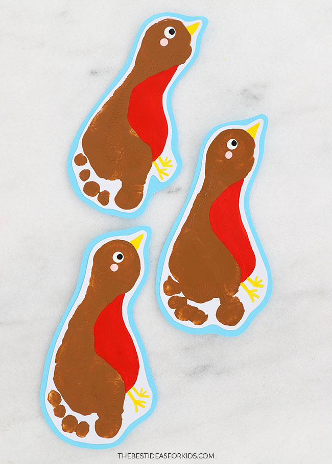 Robin Footprint - The Best Ideas for Kids