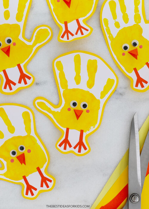 Handprint Chick - The Best Ideas for Kids