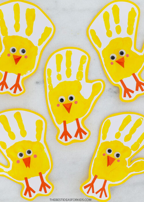 Handprint Chick - The Best Ideas for Kids