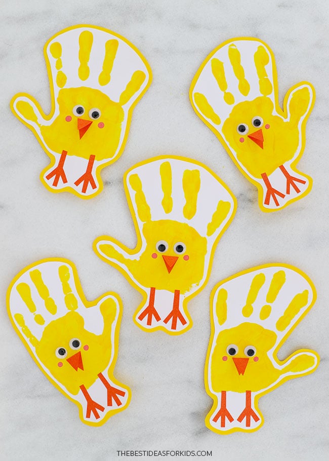 Handprint Chick - The Best Ideas for Kids