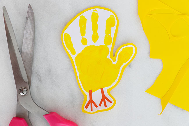 Handprint Chick - The Best Ideas for Kids