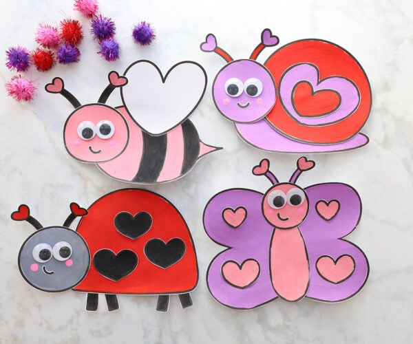 Valentine Ladybug Craft (with free printable)- The Best Ideas for Kids