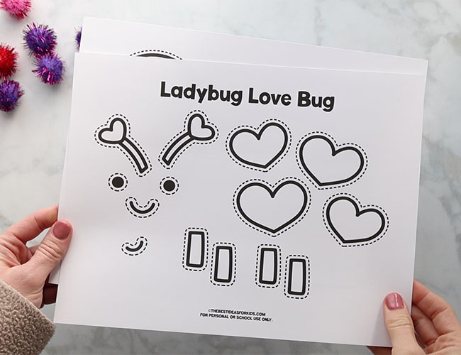 Love Bug Crafts (Free Templates) - The Best Ideas for Kids