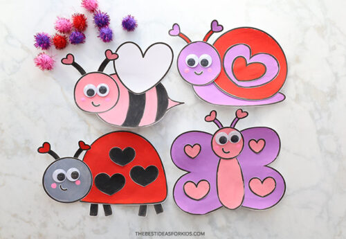 Love Bug Crafts (Free Templates) - The Best Ideas for Kids
