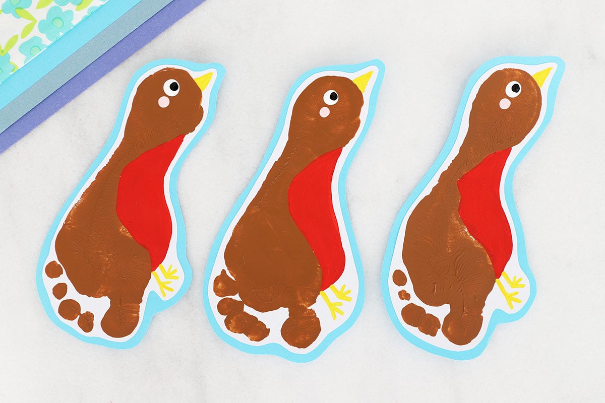 Robin Footprint - The Best Ideas for Kids