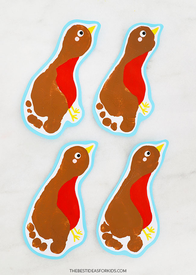 Robin Footprint - The Best Ideas for Kids