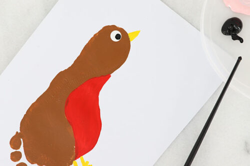 Robin Footprint - The Best Ideas for Kids