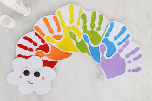 Rainbow Handprint - The Best Ideas for Kids