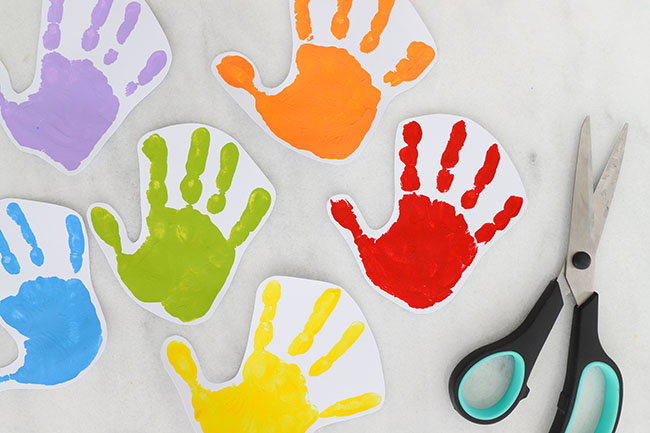 Rainbow Handprint - The Best Ideas for Kids