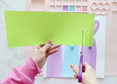 Squeegee Painted Easter Bunny - The Best Ideas for Kids