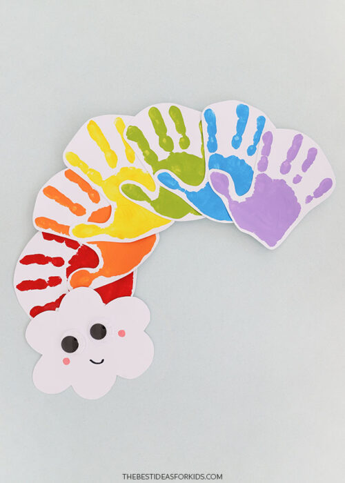 Rainbow Handprint - The Best Ideas for Kids