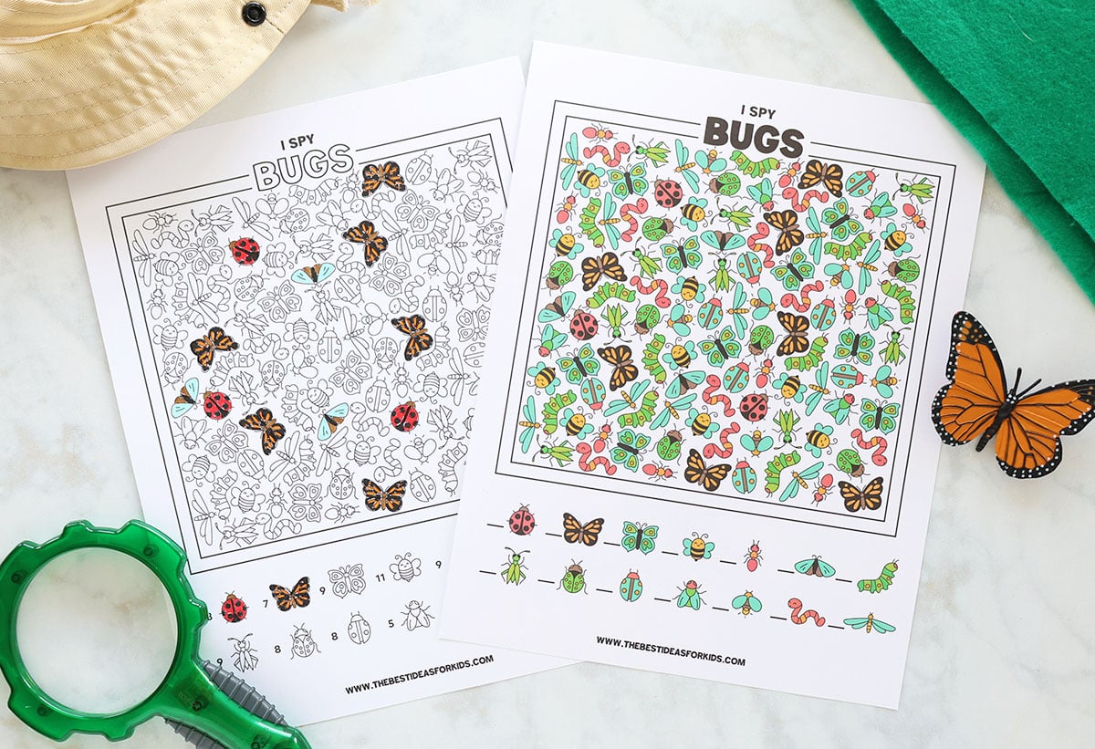I Spy Bugs (Free Printables) - The Best Ideas for Kids