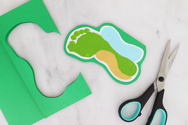 Footprint Father's Day Card - The Best Ideas for Kids