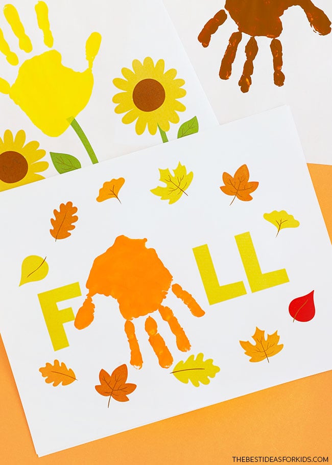 Fall Handprint Printables (Free Printables) - The Best Ideas for Kids