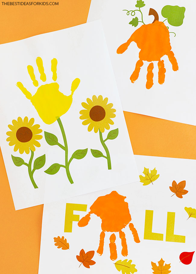 Fall Handprint Printables (Free Printables) - The Best Ideas for Kids