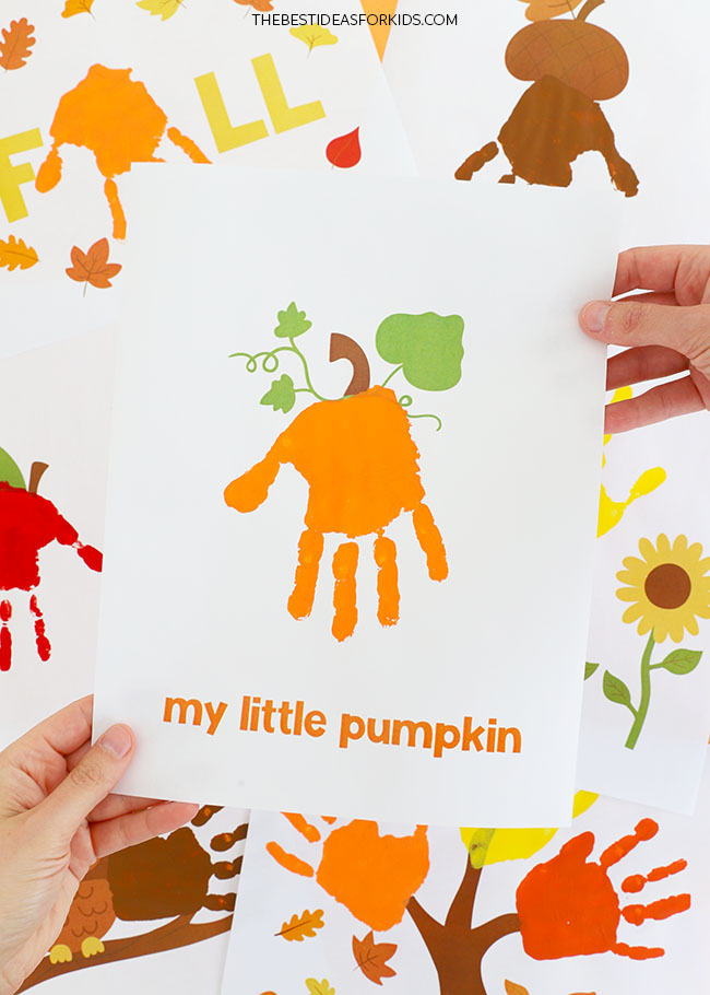 Fall Handprint Printables (Free Printables) - The Best Ideas for Kids
