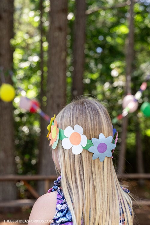 Paper Flower Crown - The Best Ideas for Kids