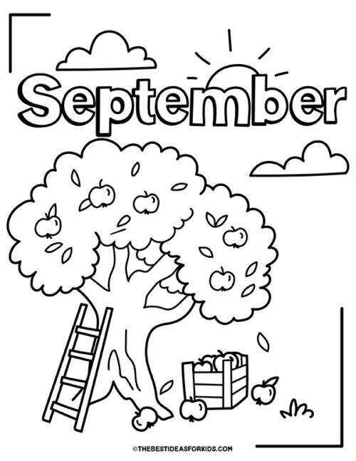 September Coloring Pages - The Best Ideas for Kids