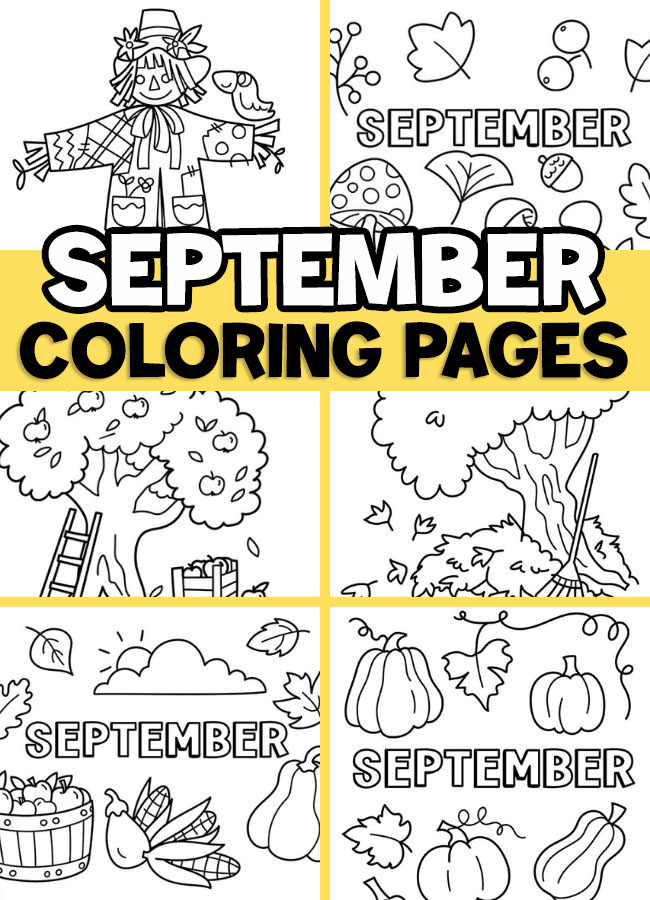 September Coloring Pages - The Best Ideas for Kids