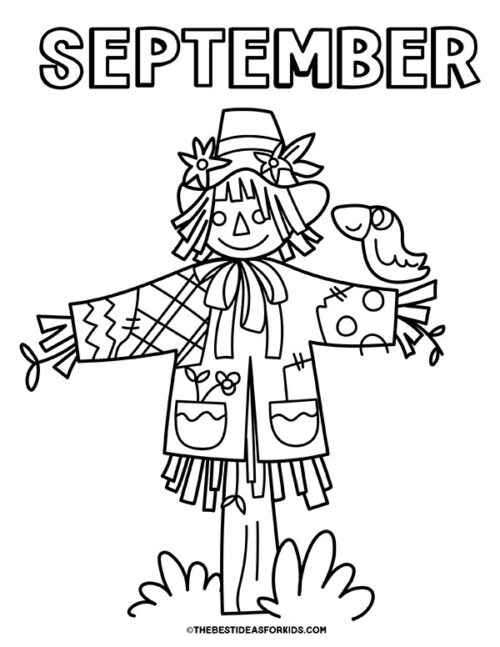 September Coloring Pages - The Best Ideas for Kids