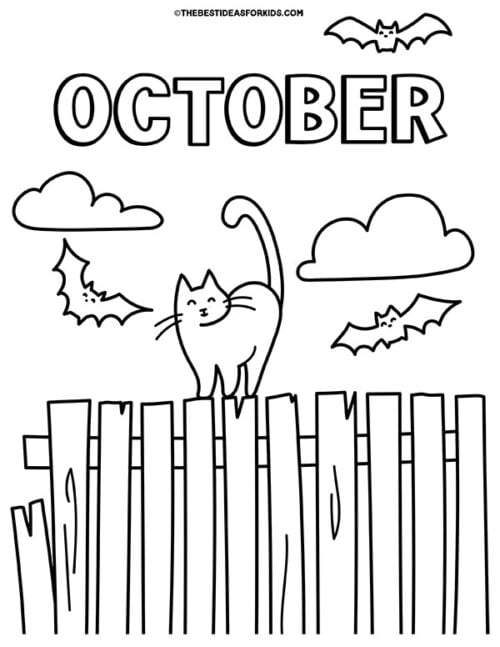 October Coloring Pages - The Best Ideas for Kids