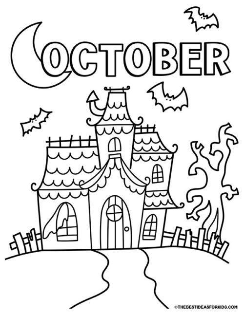 October Coloring Pages - The Best Ideas for Kids