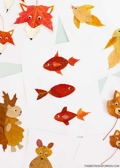 Leaf Animals - The Best Ideas for Kids