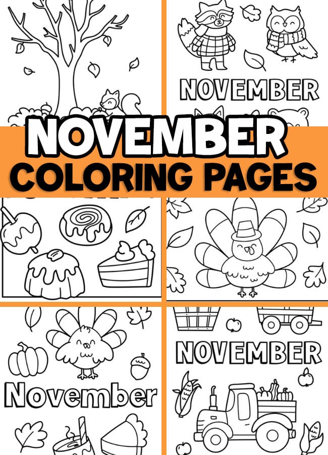 November Coloring Pages - The Best Ideas for Kids