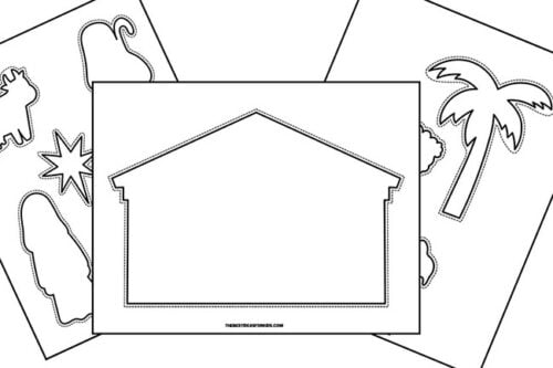 Nativity Scene Template (Free Templates) - The Best Ideas for Kids