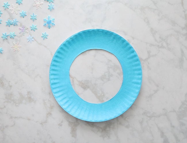 Paper Snowflake Wreath (Free Template) - The Best Ideas for Kids